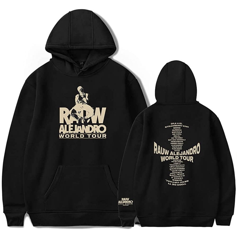 Rauw Alejandro Hoodie 2022 World Tour Sweatshirt Casual Fashion Long ...
