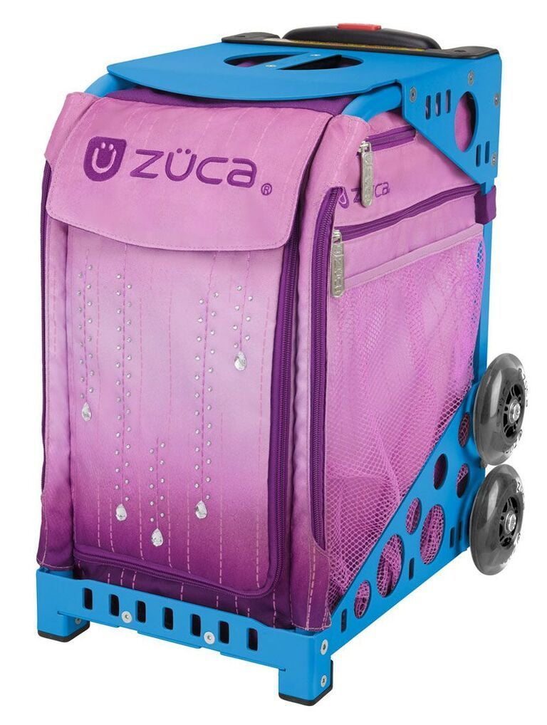 Zuca Velvet Rain Sport Bag and Blue Frame with Flashing Wheels ...