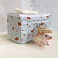 Portable Small Animals House Hide Cave Habitat for Hedgehog Guinea Pig ...