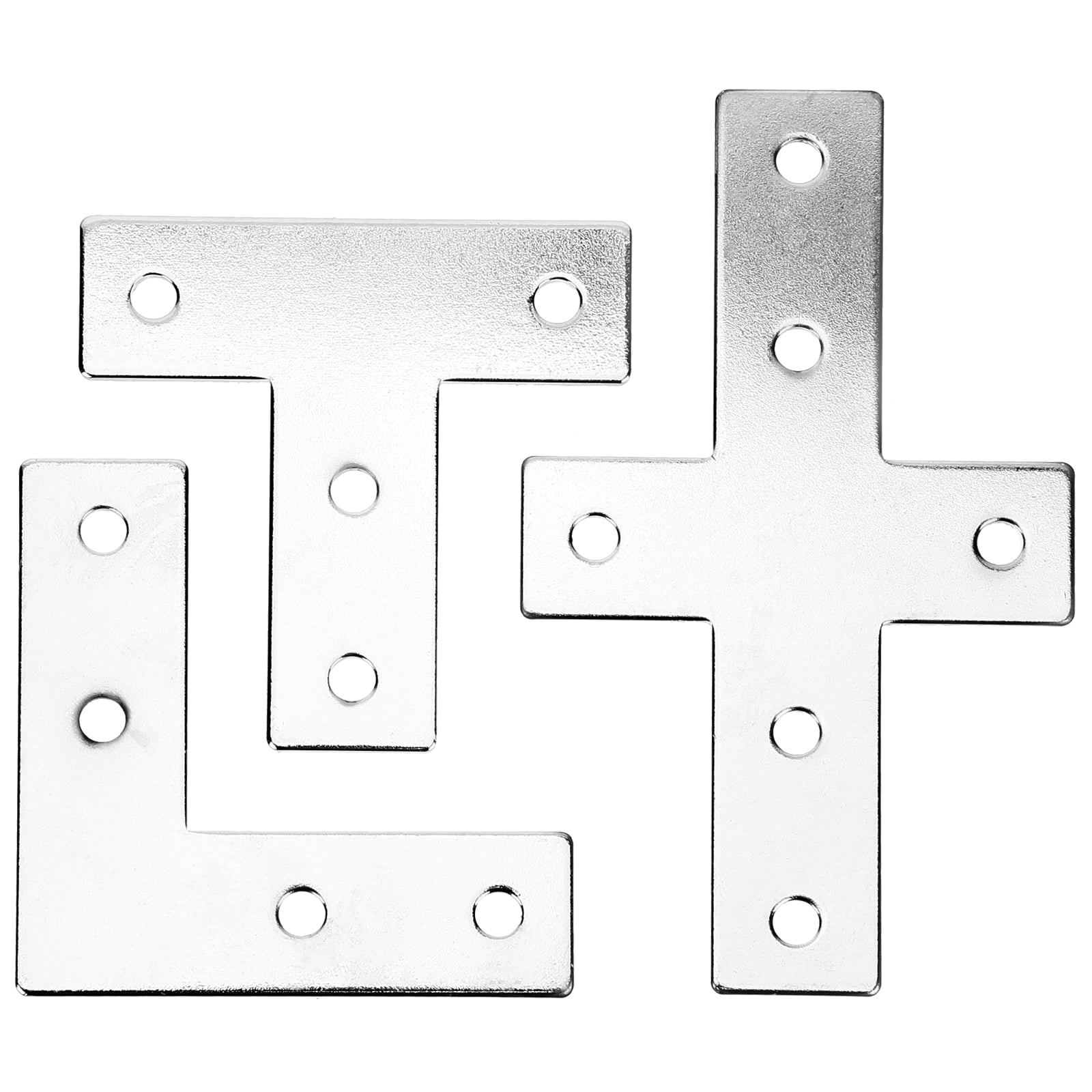 Corner Braces Furniture Plate Flat Brace Bracket Angle Right Brackets Mending L Wood Tee Fixing ...