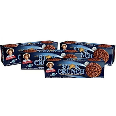 Little Debbie Star Crunch Cosmic Cookies, 2 Packs, 24 Wrapped Caramel ...