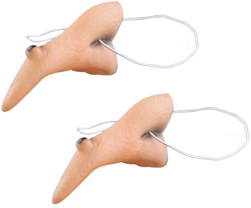 12 Pieces Halloween Props Simulative Silicone Witch' Nose Model Prank ...