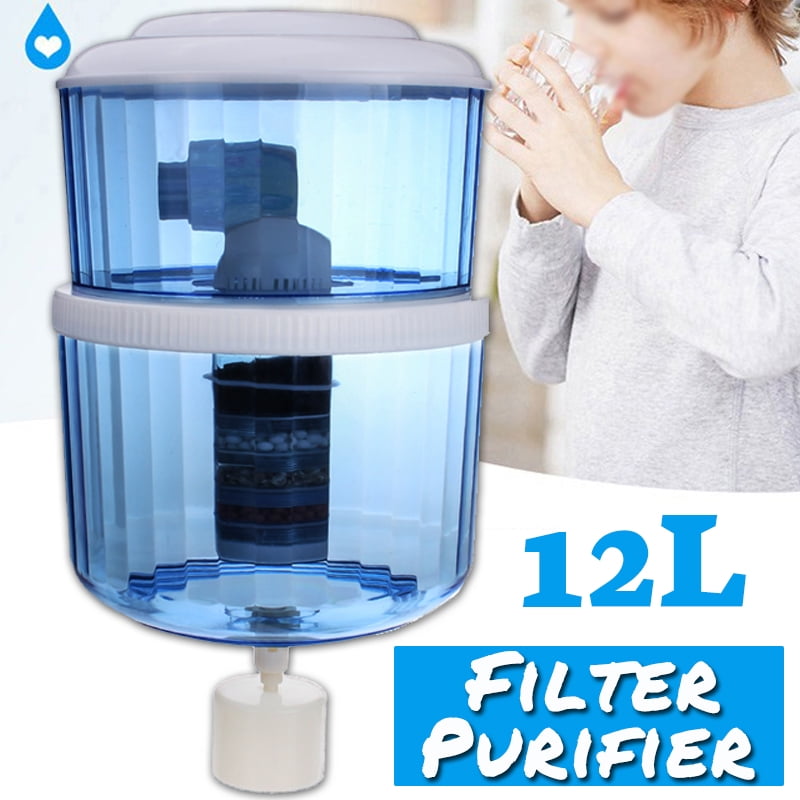 12L 8 Stage Water Filter Ceramic Activated Carbon Mineral Dispenser ...