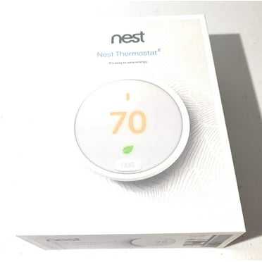 Google Nest Thermostat E in White - Walmart.com