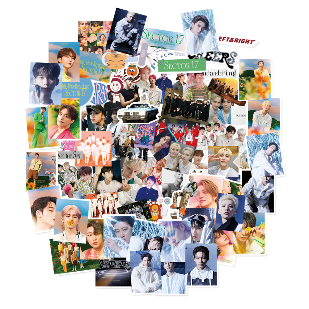 92 Pcs SEVENTEEN Sticker Pack 2022 SEVENTEEN SECTOR17 Album Stickers ...