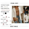 Womens Blazer Long Sleeve Casual Open Front Business Suit Jackets ...