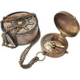 Indian Nautical Instruments Be Strong and Courageous Engraved Compass ...