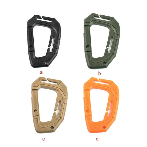 Outdoor Plastic Carabiners Camping Buckle Clip Hook Quick Hunting ...