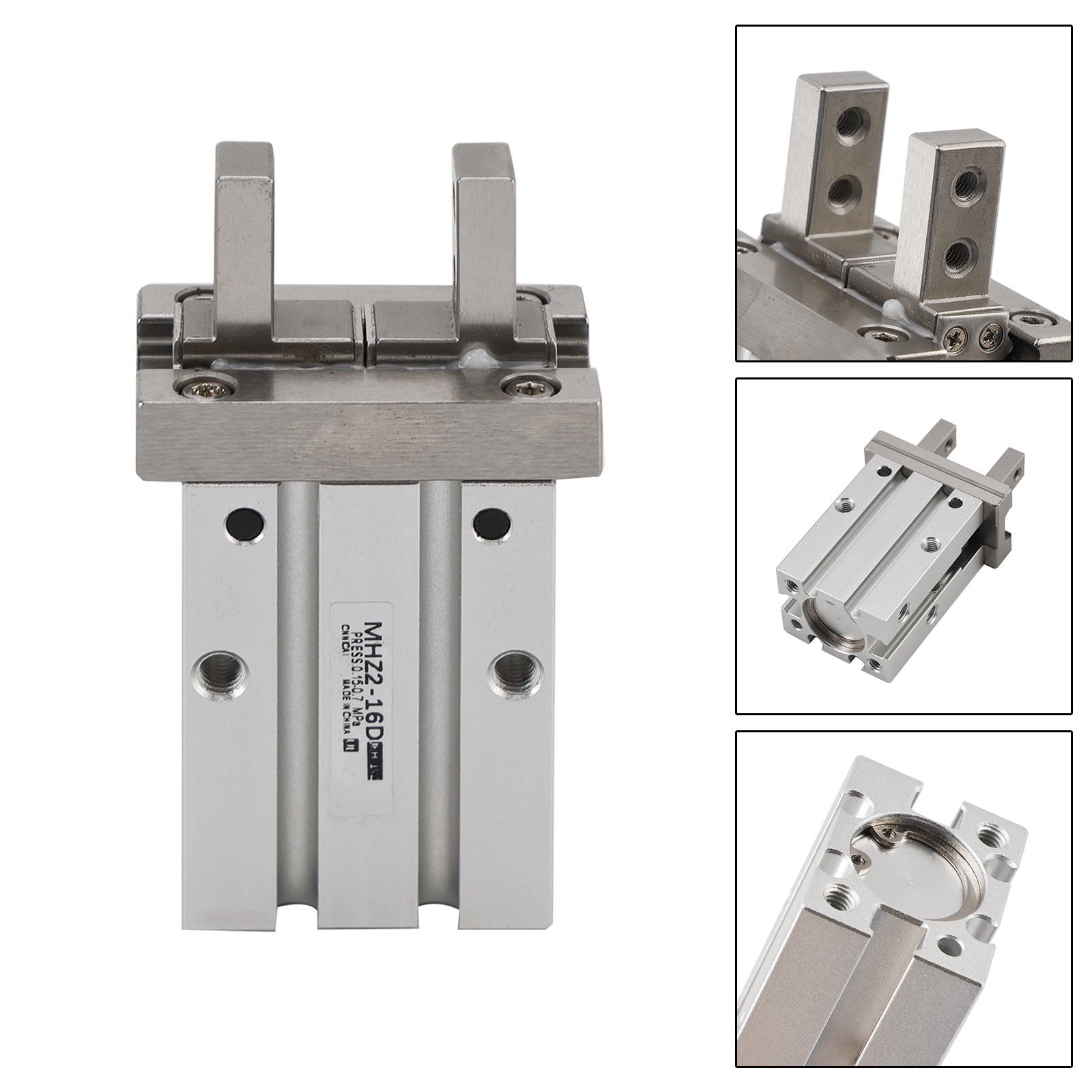Para pinza neumática paralela de 16 mm SMC MHZ2-16D, cilindro con ...