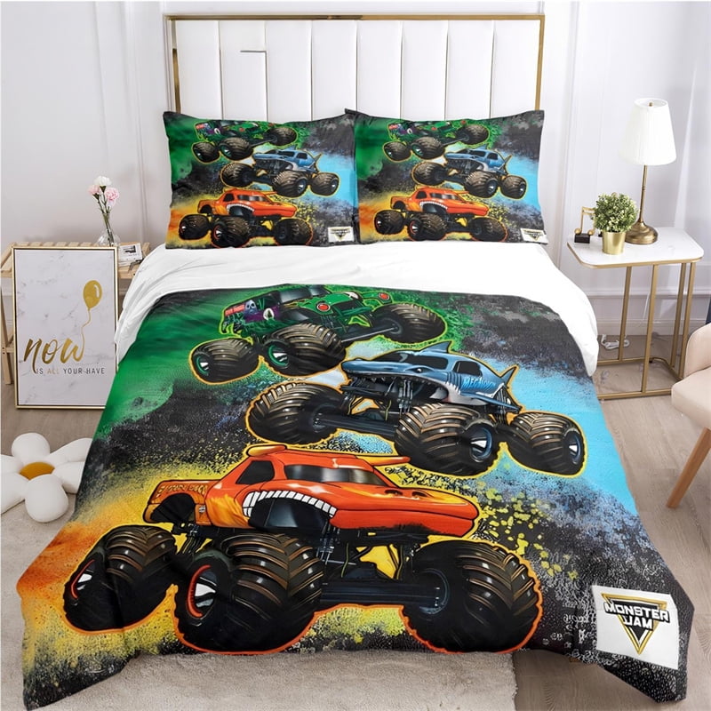 Click here for Yingd Cartoon Monster Truck Bedding Sets All Seaso... prices