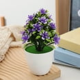 Artificial Flower Pot with compact size and sturdy plastic base ...