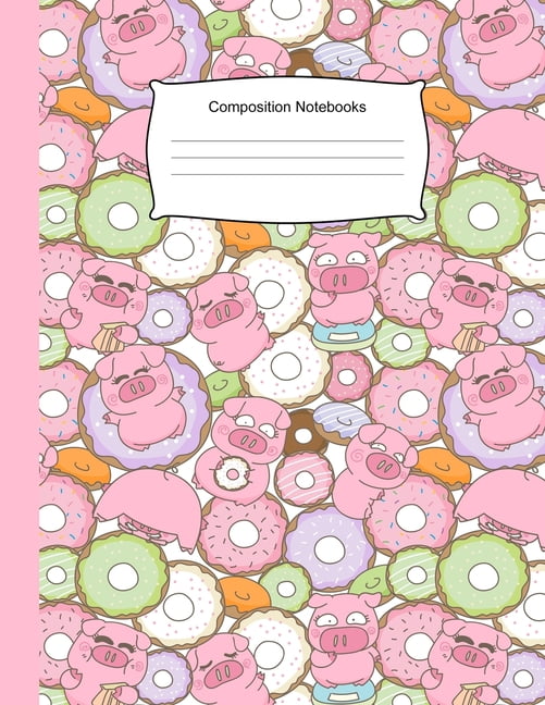 Composition Notebooks : 8.5 X 11,100 Wide Ruled Line Paper, Cute School