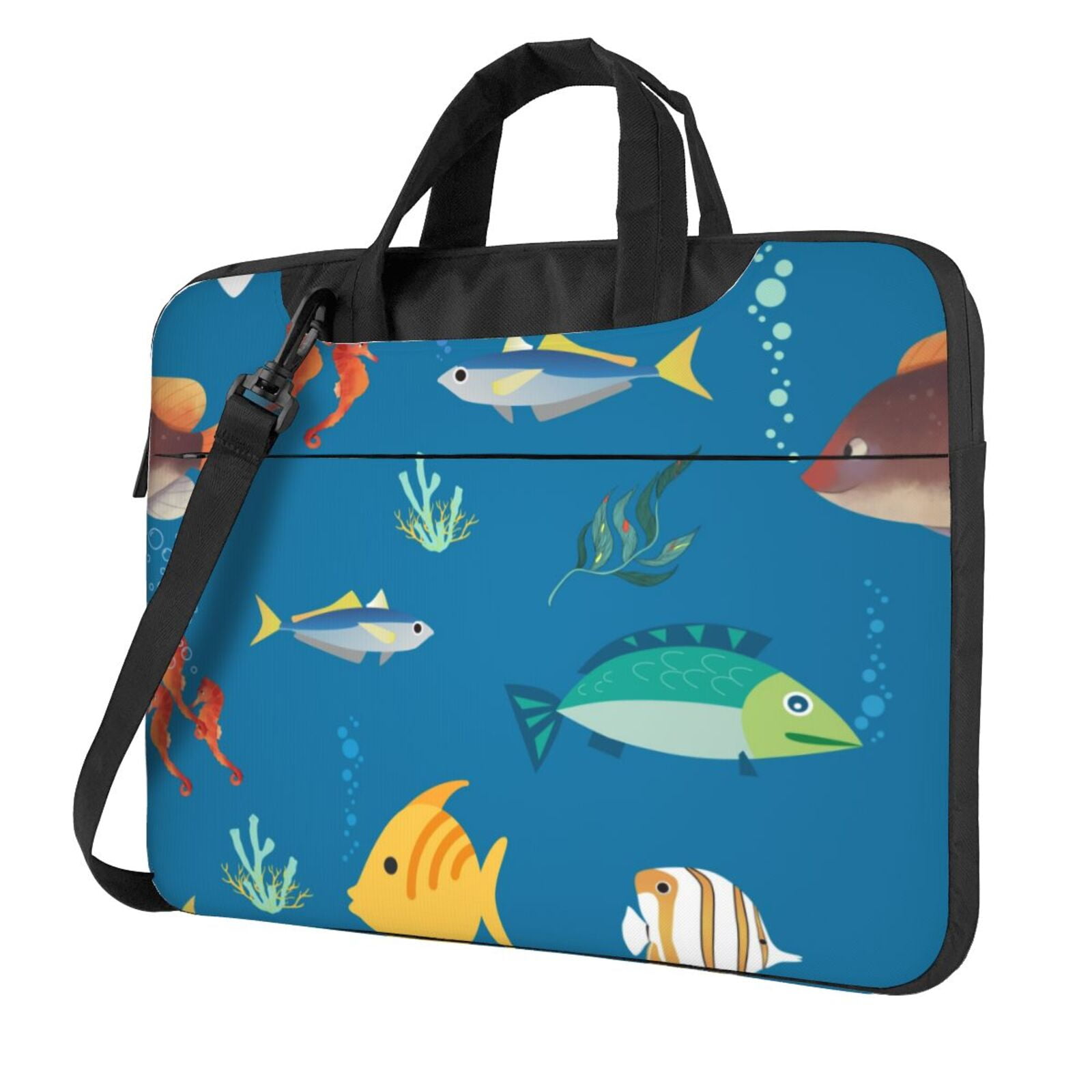 Cartoon Sea Creatures Laptop Bag, 13 inch Laptop or Tablet, Business ...