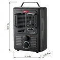 Hyper Tough 1500W Milkhouse Utility Heater, Portable Indoor Space ...