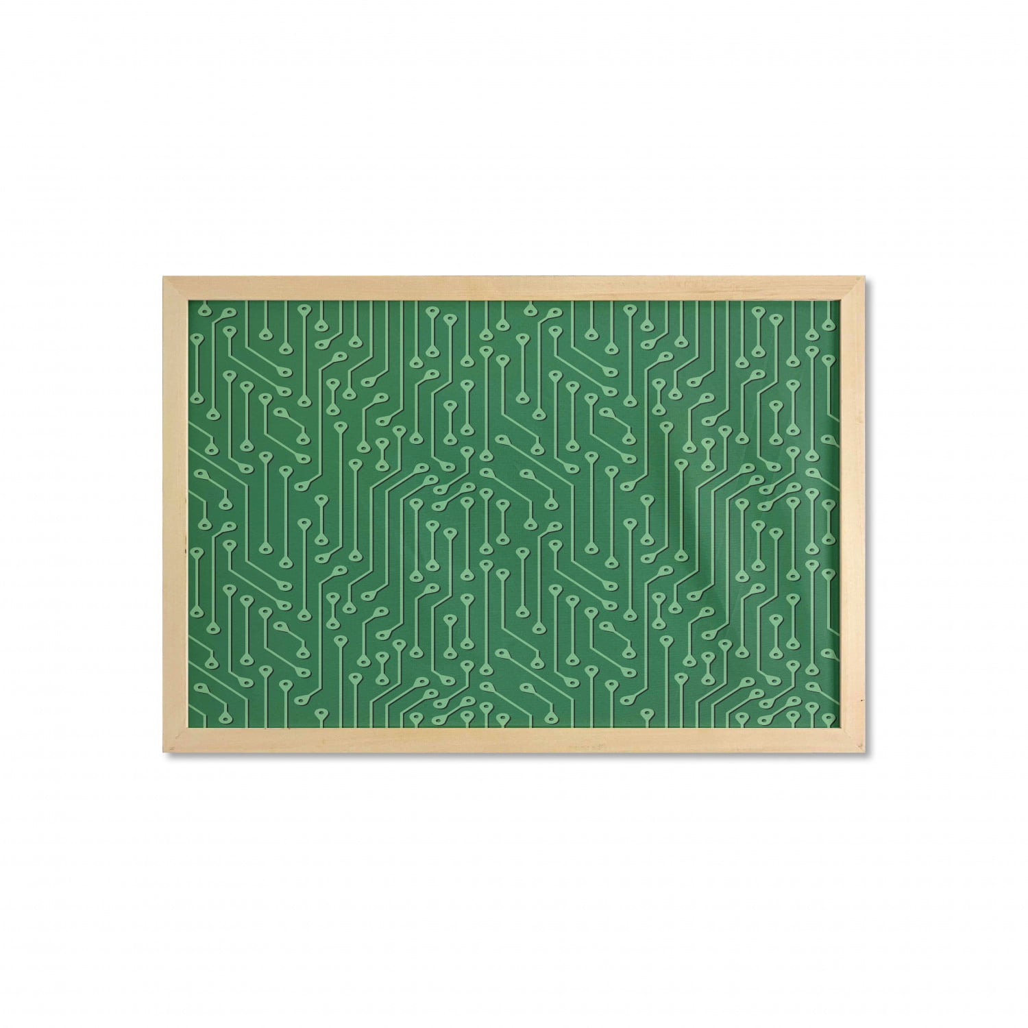 Programmer Wall Art with Frame, Monochrome Micro Chip Software Computer ...