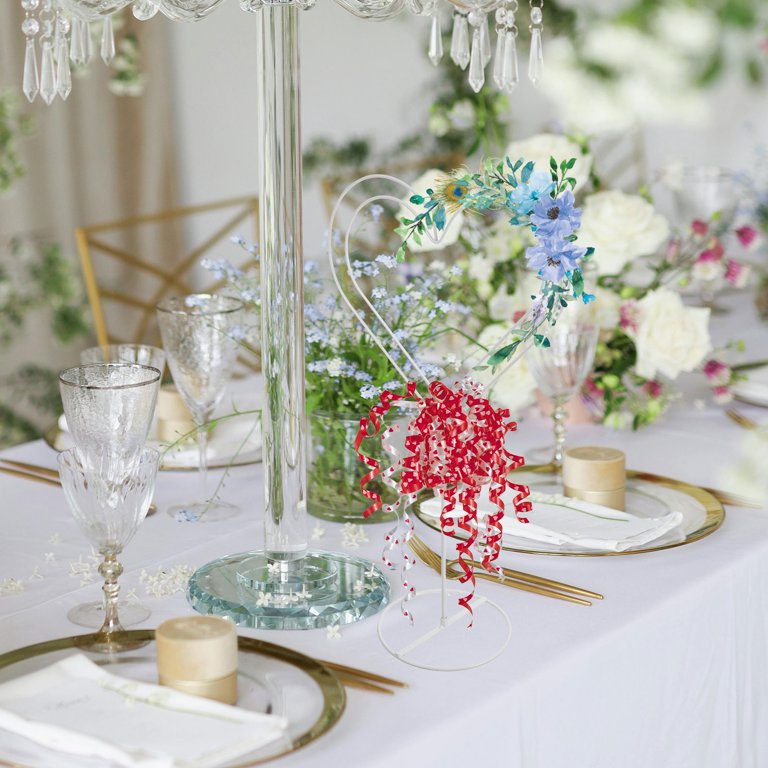 Heart Shaped Wedding Centerpieces