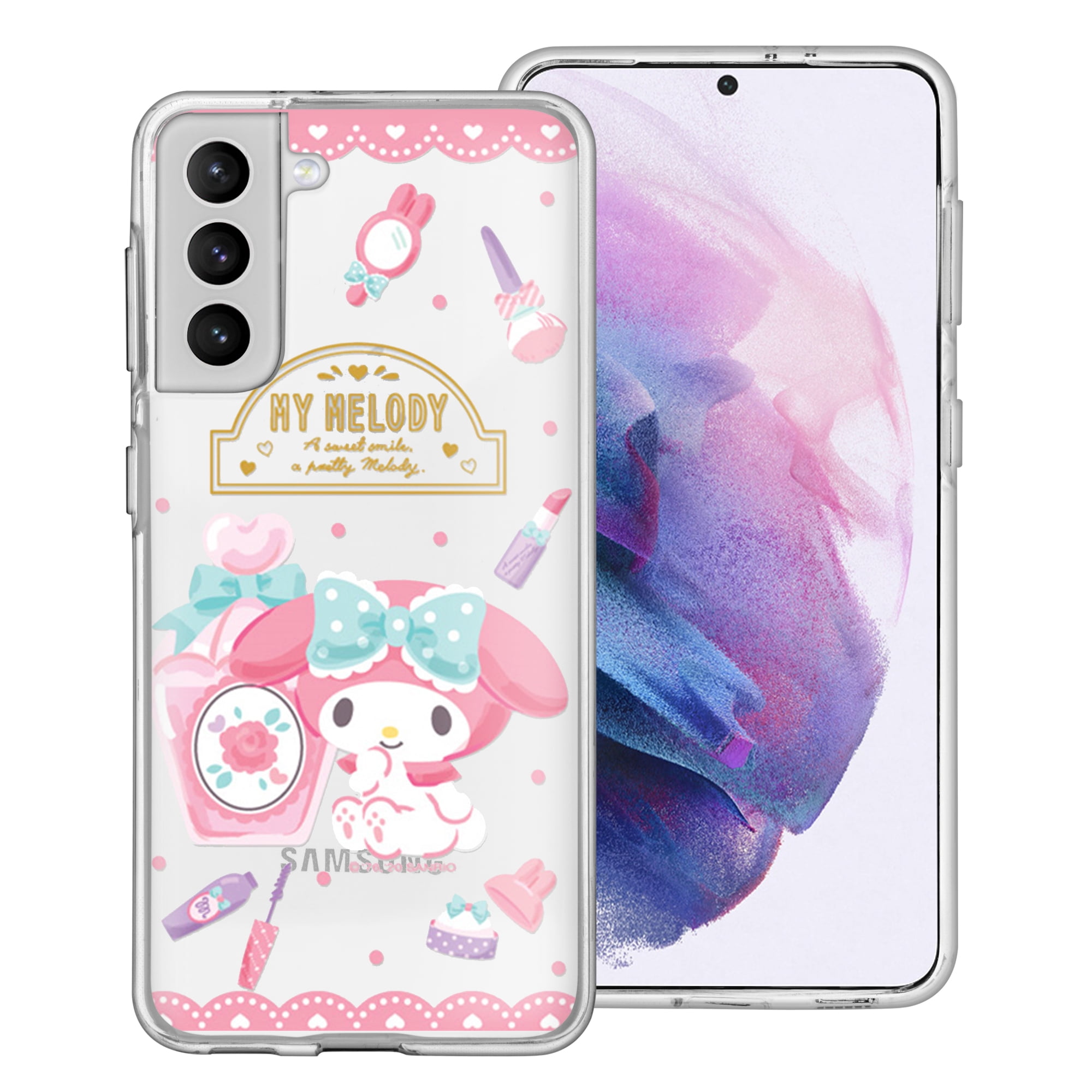 Galaxy S21 Ultra Case (6.8inch) Sanrio Cute Clear Soft Jelly Cover ...