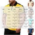 Ceisia Men's Color Block Polo Shirt Short Sleeve Button Down Casual ...