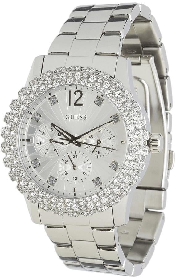 Silver-Tone Shimmering Ladies Watch U0335L1 - Walmart.com