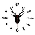jiacuix Deer Head Large Wall Clock - Walmart.com