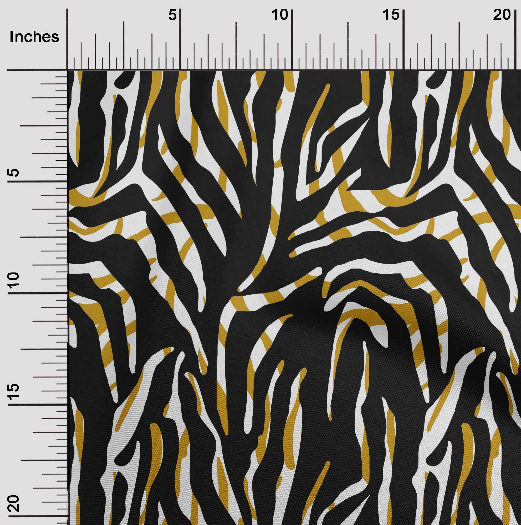 oneOone Silk Tabby Dark Mustard Fabric Skins Animal Sewing Material ...