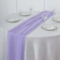 Efavormart 5PCS 22" x 72" Lavender Premium Chiffon Table Runner For ...