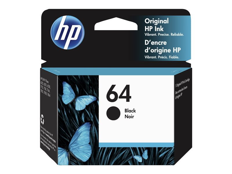 HP 64 Single Ink Cartridge - Black (N9J90AN#140) – BrickSeek
