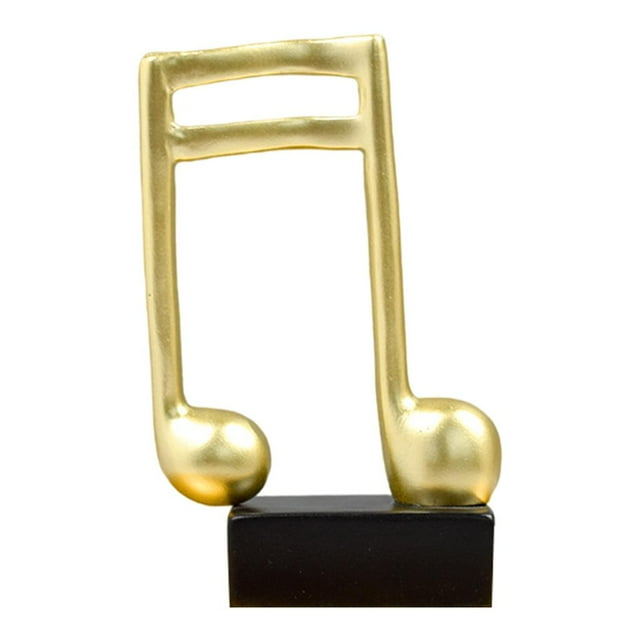 Nordic Style resin material art Music Note Shaped Sculpture, Decorative ...