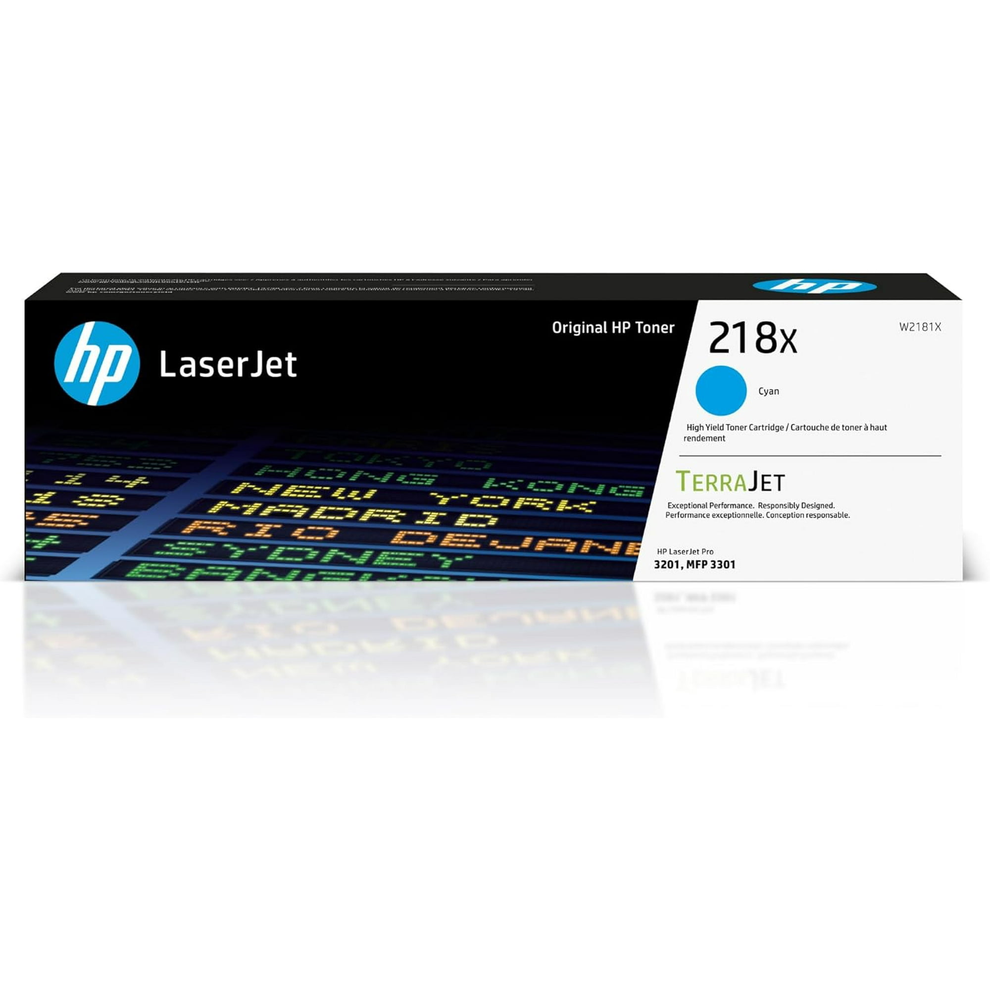 Click here for Hp 218x (W2181x) Cyan Original Laserjet Toner Catr... prices