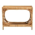 Free Shipping! bali & pari Ramona Bohemian Handcrafted Rattan Console ...