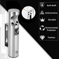 Wall Mounted Outdoor Waste Receptacle, Cendrier Extérieur, Stainless ...