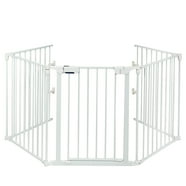 Regalo Superwide Plastic Gate & Play Yard with Door, Brown - Walmart.com
