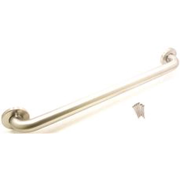 Wingits Grab Bar With Cover, 36 In. X 1-1/2 In., Satin Stainless Steel ...