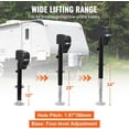 5000 lbs Electric Trailer Jack, Power Tongue Jack with Waterproof Cover ...