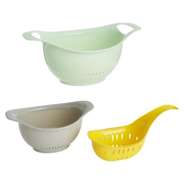 The Pioneer Woman Garden Party 2-Piece Plastic Colander Set - Walmart.com