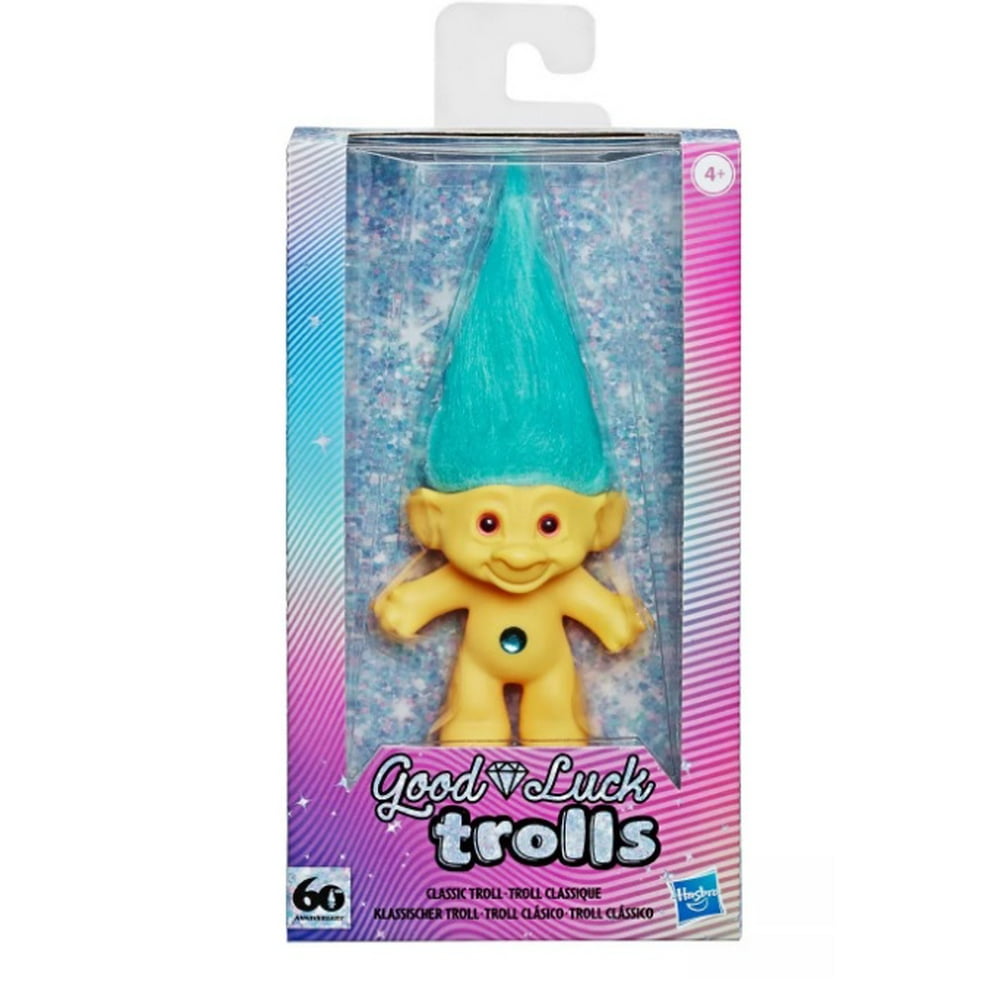 DreamWorks Trolls Good Luck Classic Troll Yellow - Walmart.com ...