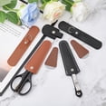 8Pcs 7Styles Scissors Cover Imitation Leather Protective Scissors Cover ...