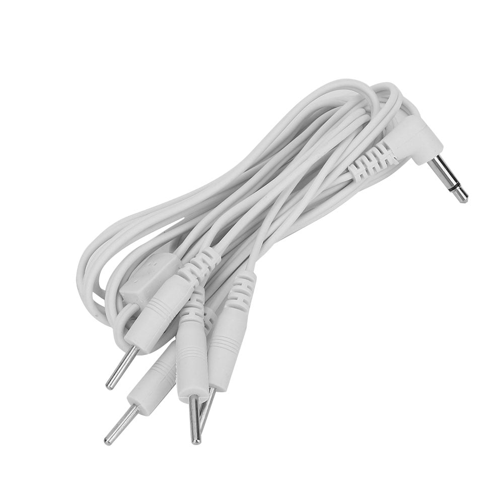 Cable TENS D, 10 piezas, cable de electrodo TENS con clavija de 3,5 mm ...