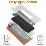 onn.iPhone 16e / 14 / 13 / 13P Privacy Corning Glass Screen Protector - Walmart.com