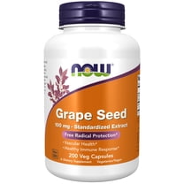 NOW Supplements Grape Seed 100 mg Extract, Highly Concentrated, Vitamin ...