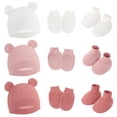 Baby Mittens Socks Hat Mittens Toddler Cotton Gloves Mitts Footwear ...