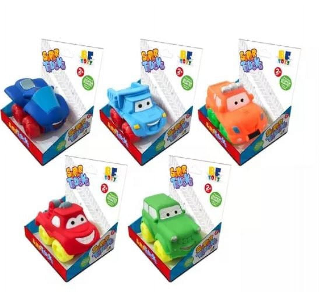 Bf Toys Set De 5 Carritos Suaves Con Llantas Super Trucks | Bodega ...