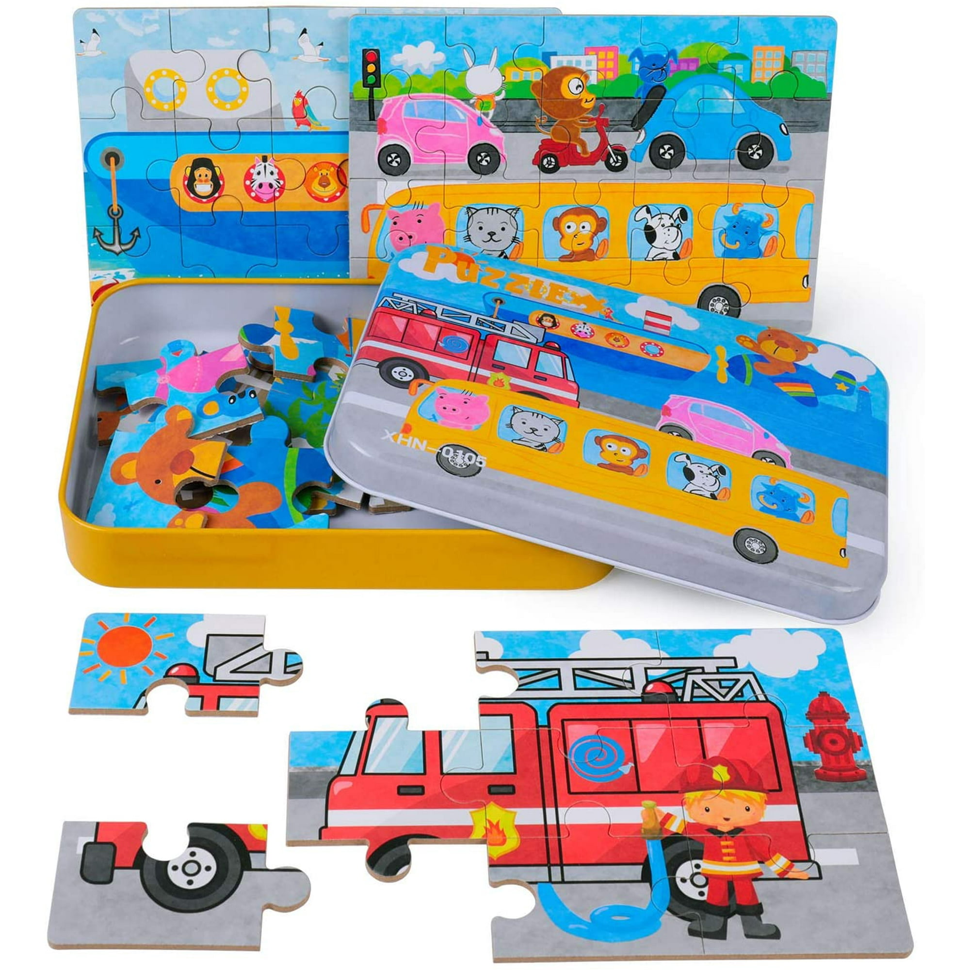 Click here for Jhijhoo 4 In 1 Puzzles For Kids 56 Piece Puzzles 3... prices