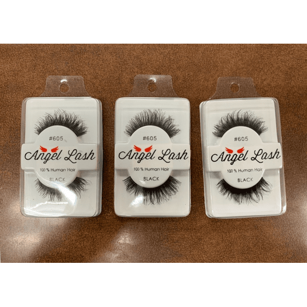 Angel Lash #605-3 pairs 100% Human Hair - Walmart.com - Walmart.com