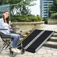 Costway Portable Aluminum Wheelchair Ramp 3 FT with Transition Plate ...