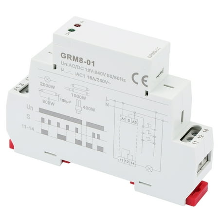 Din Rail Impulse Relay, 12-240V A1-A2 Small Volume Stable Electronic ...