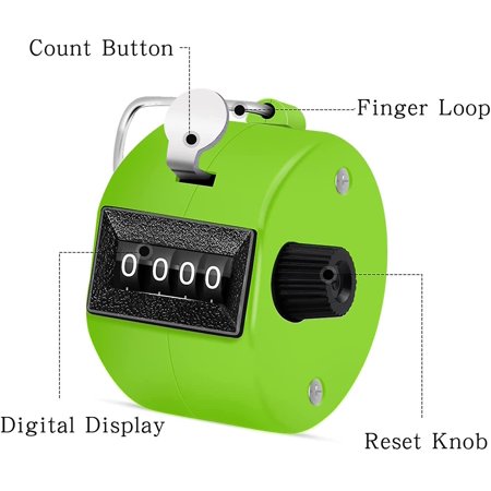 12 Pieces Manual Counting Counter, Manual Mechanical Handheld Pitch ...