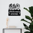 11.8x11.8inch Rectangle Gnome Sweet Welcome Door Sign Gnome Iron Door ...