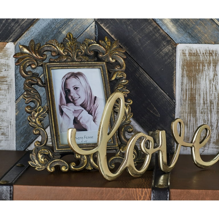 White Scroll Frame