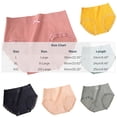 LNWUY Cotton Panties for Womens Fashion High Waist Lace Trim Bow ...